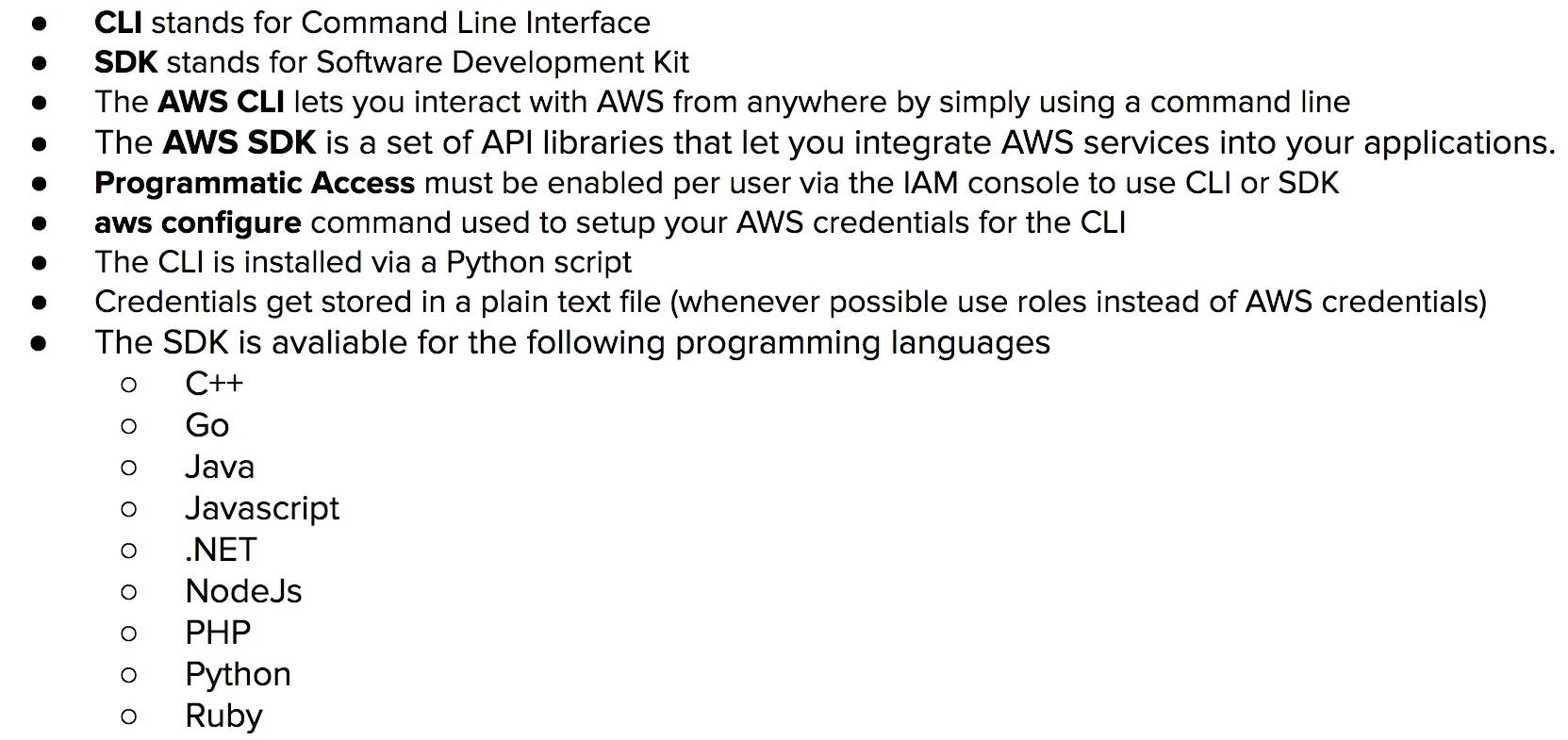 [AWS SAA-C02 Study Note] SDK & CLI - LiuYuchen HP